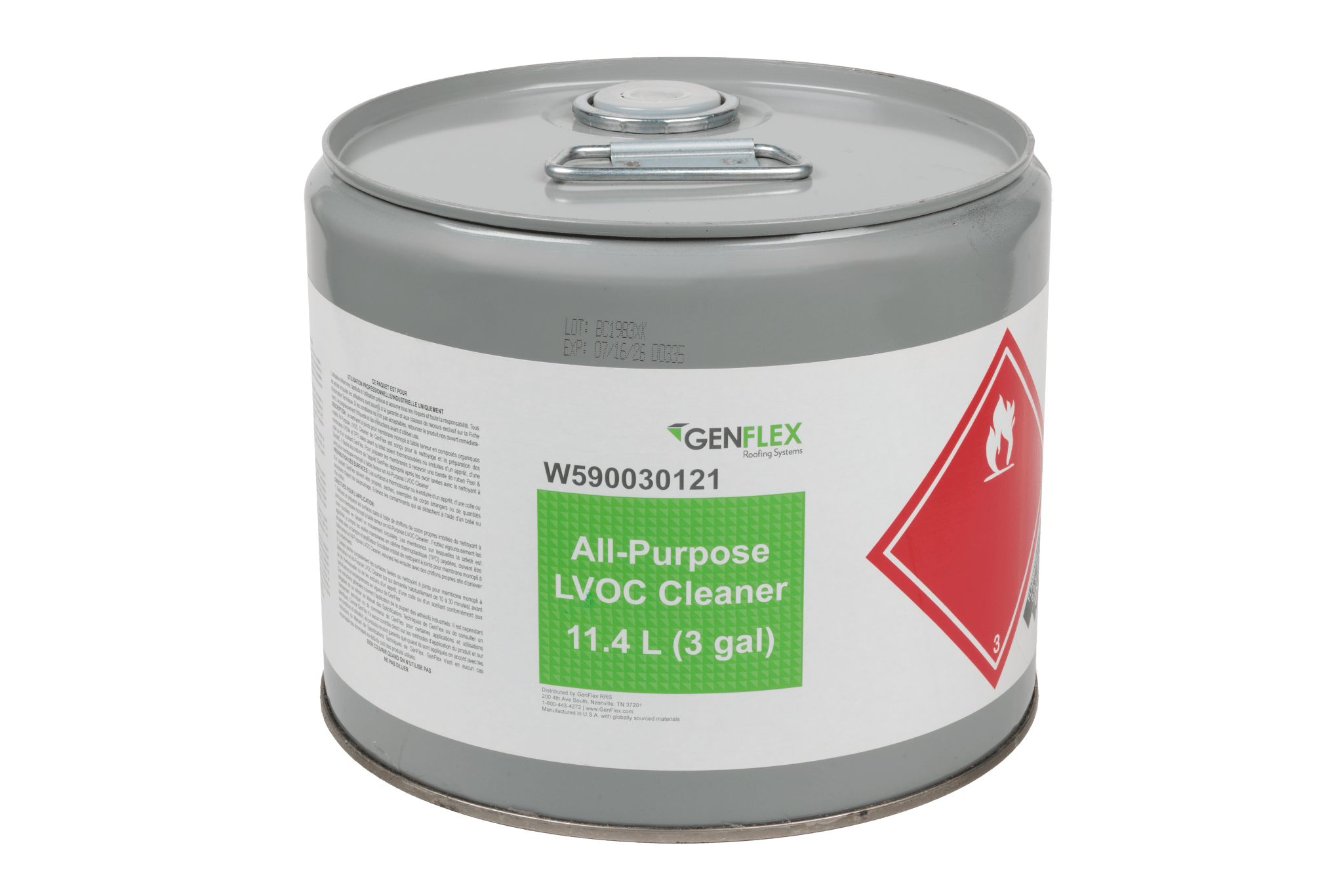All Purpose LVOC Cleaner | TPO & EPDM | GenFlex